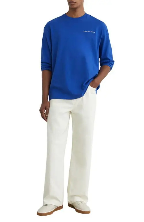 REISS Palma Long Sleeve Graphic Tee