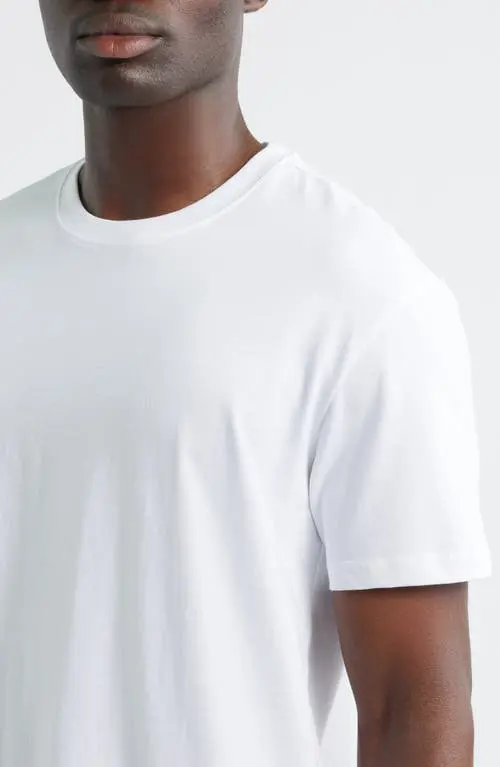 MAVI Solid Cotton Crewneck T-shirt - White