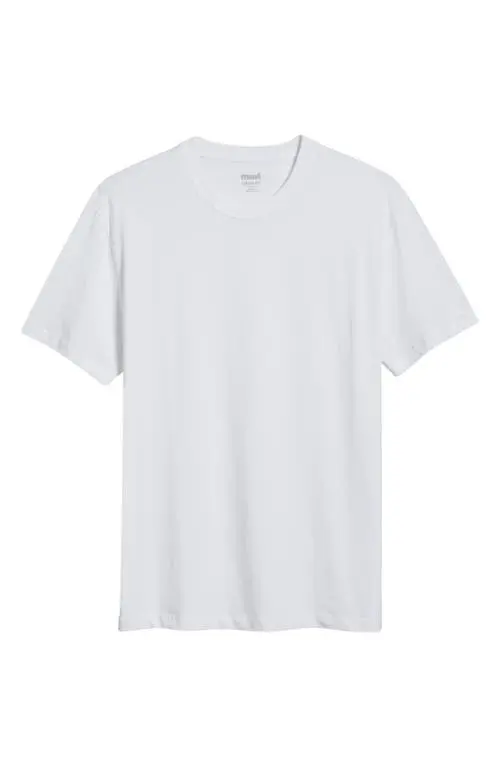 MAVI Solid Cotton Crewneck T-shirt - White