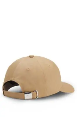 BOSS Embroidered-logo Cotton Twill Baseball Cap - Beige