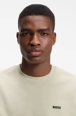 BOSS Cotton-piqué T-shirt With All-over Print