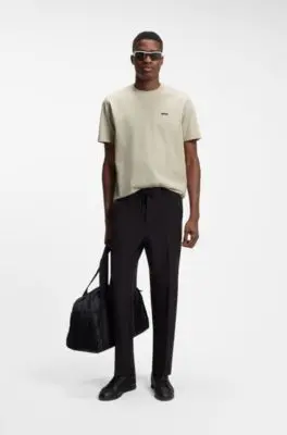 BOSS Cotton-piqué T-shirt With All-over Print