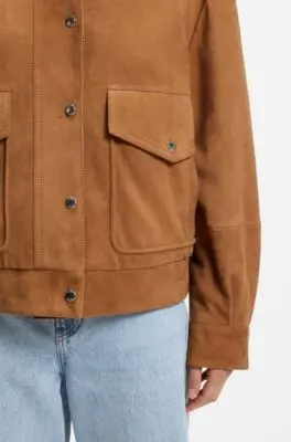 BOSS Suede Bomber Jacket