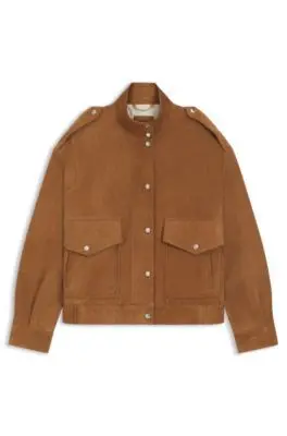 BOSS Suede Bomber Jacket