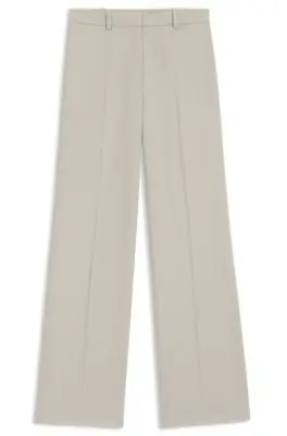 Hugo Regular-fit Wide-leg Stretch Pants