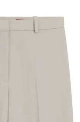 Hugo Regular-fit Wide-leg Stretch Pants