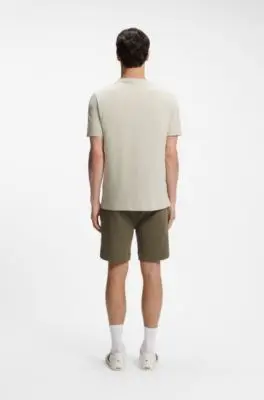 BOSS Cotton T-shirt With Large Tonal Logo