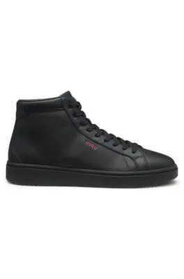 Hugo High-top Faux Leather Sneakers