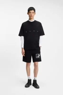 Hugo High-top Faux Leather Sneakers