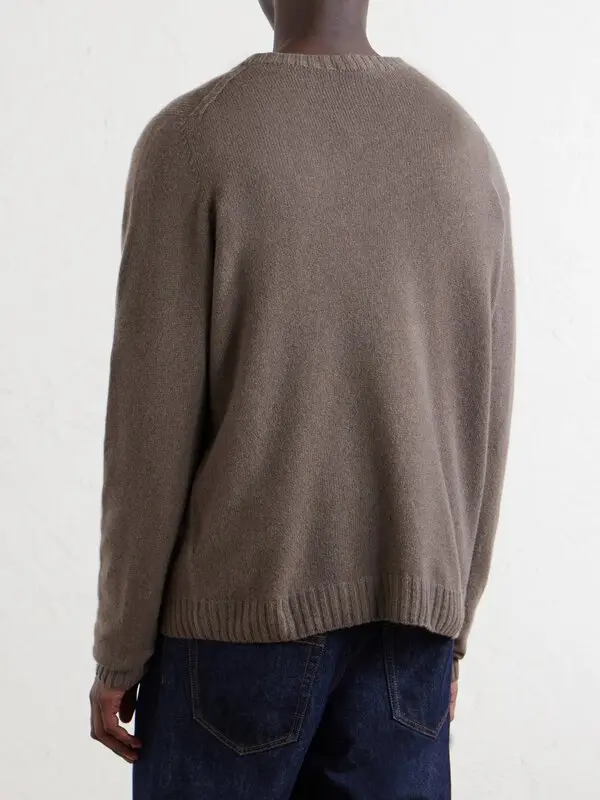 John Smedley Norfolk Recycled Cashmere And Merino Wool Blend Sweater - Brown