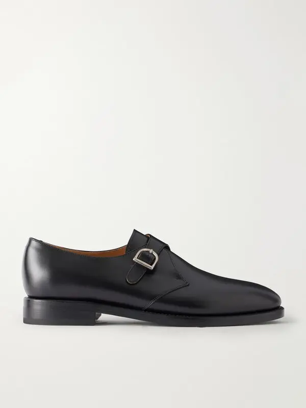 MORJAS Monk Strap Leather Dress Shoes