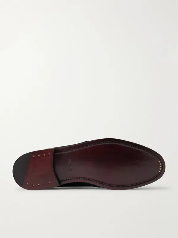 MORJAS Monk Strap Leather Dress Shoes