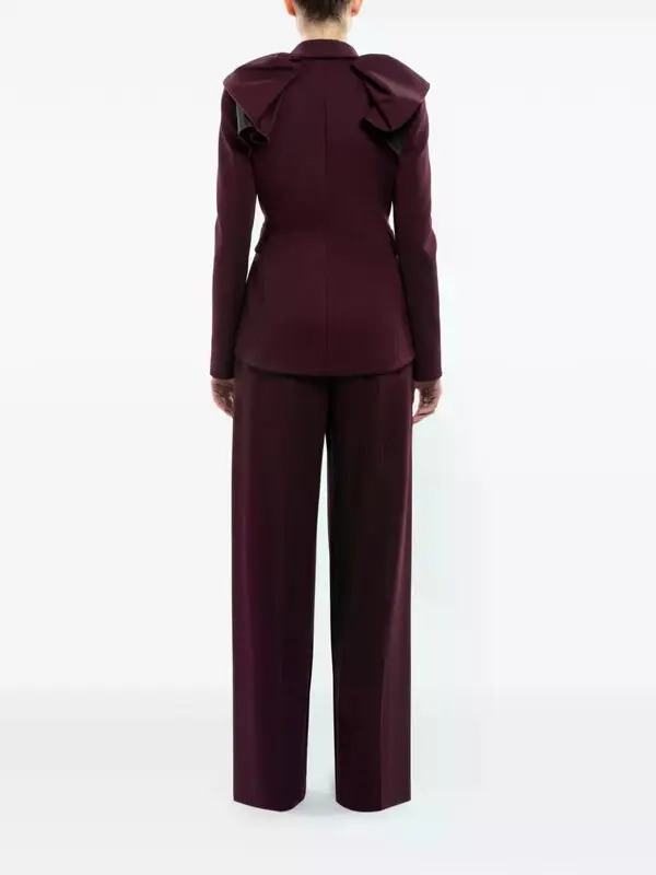 SAIID KOBEISY Ruffled Tailored Jacket