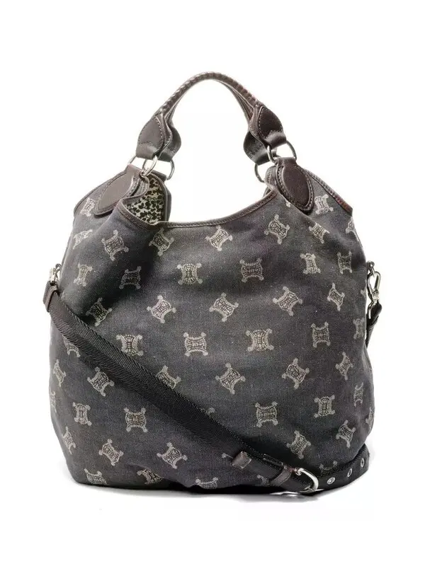 Celine Macadam Denim Handbag