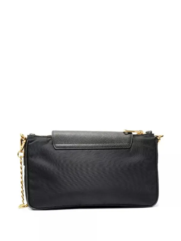 Prada Logo Plaque Flap Chain Shoulder Bag