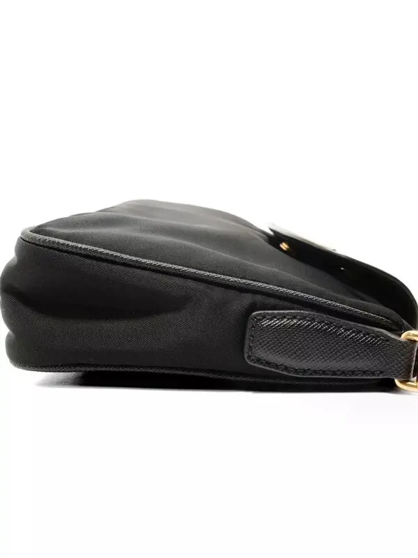 Prada Logo Plaque Flap Chain Shoulder Bag