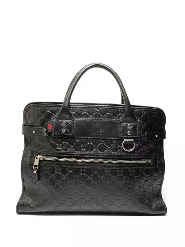 Gucci Leather Guccissima Tote Bag