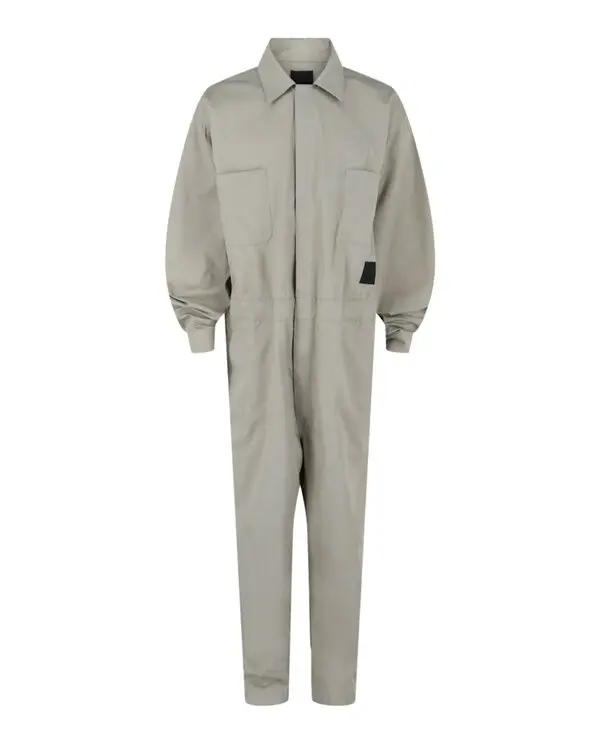 Givenchy Twill Utility Jumpsuit - Stone Grey