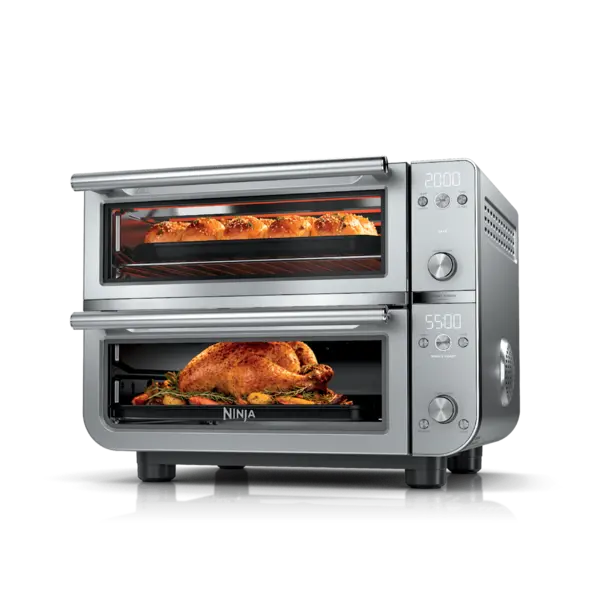 NINJA Double Oven Smart Countertop Oven And Air Fryer - Stainless Steel
