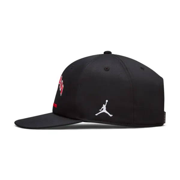 JORDAN Pro Unstructured Flat Bill Cap - Black