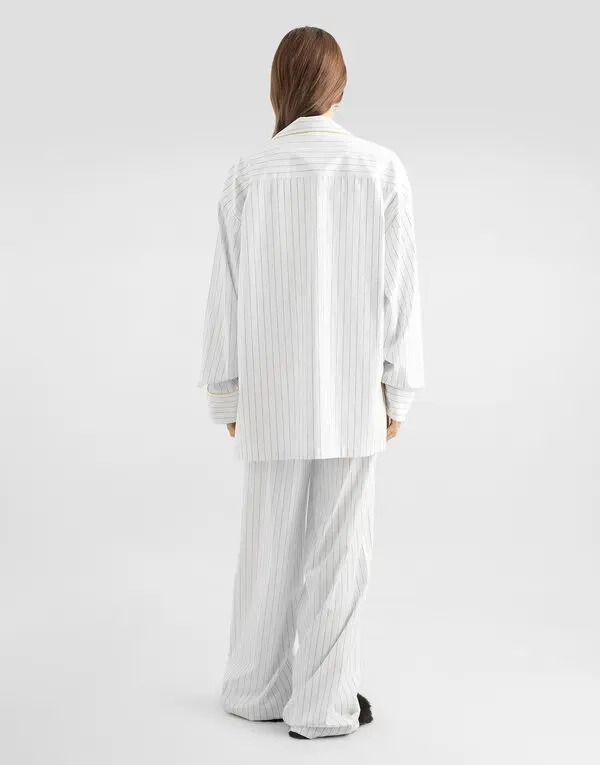 Dolce & Gabbana Striped Poplin Shirt - Multicolor