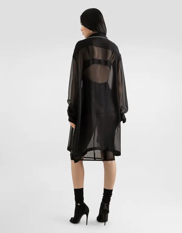 Dolce & Gabbana Light Stretch Tulle Dress