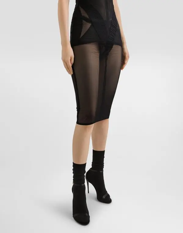 Dolce & Gabbana Light Stretch Tulle Dress