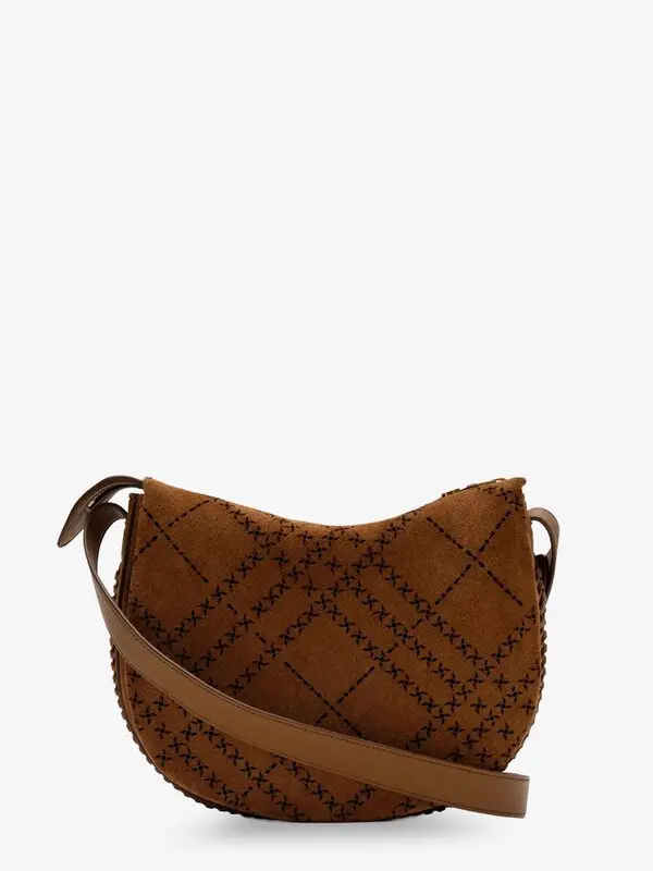 Burberry Tavistock Suede Shoulder Bag