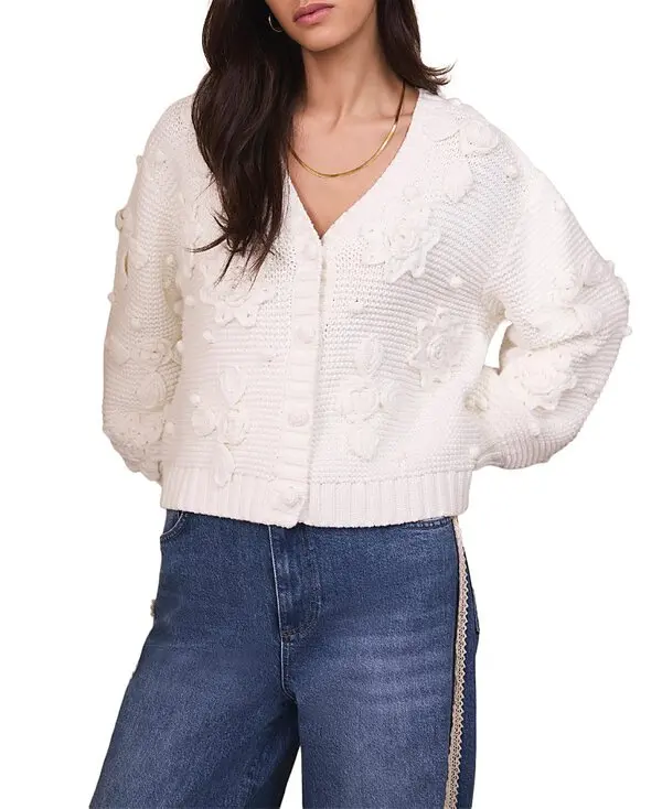 Mint Velvet Applique Flower Cardigan