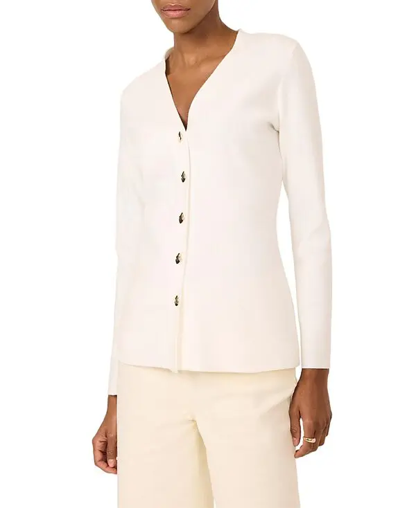 Mint Velvet V-neck Longline Cardigan With Button Detailing