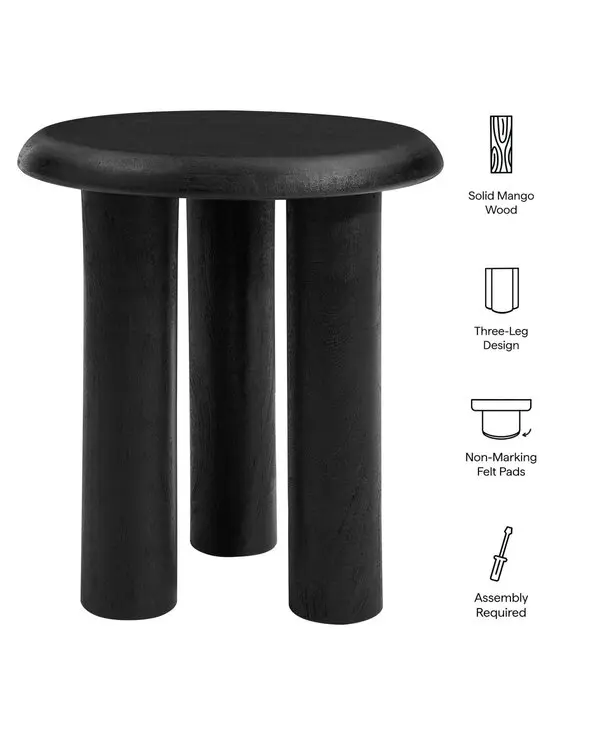 MODWAY Mavina Mango Wood Side Table