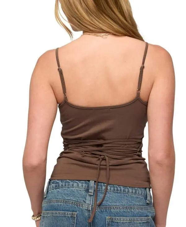 EDIKTED Nancie Lace Up Tank Top