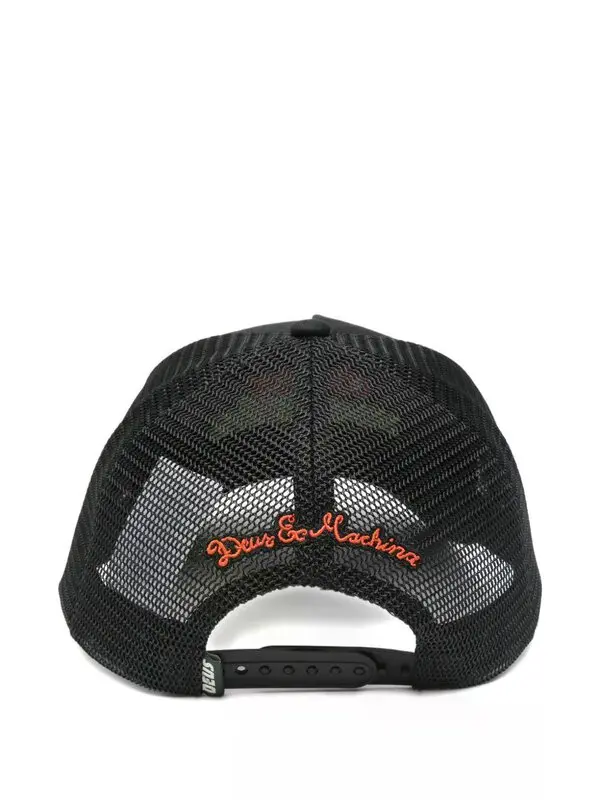 Deus Ex Machina Strata Logo-embroidered Trucker Cap