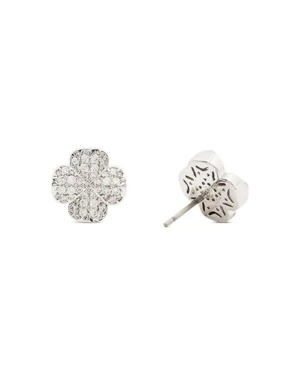 Kate Spade New York Spade Flower Pave Stud Earrings