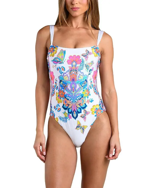 SUNSHINE 79 Butterfly High-cut One Piece Swimsuit - Multi