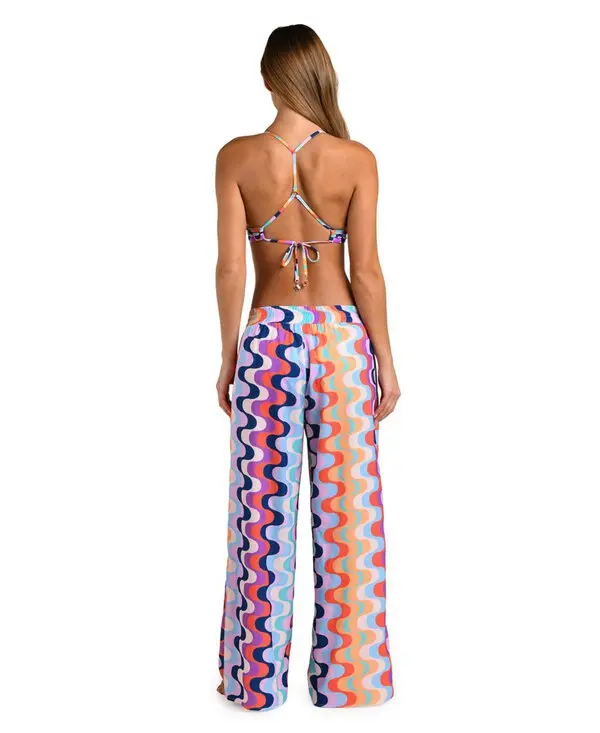 SUNSHINE 79 Untamed Tropics Printed Wide Leg Pants
