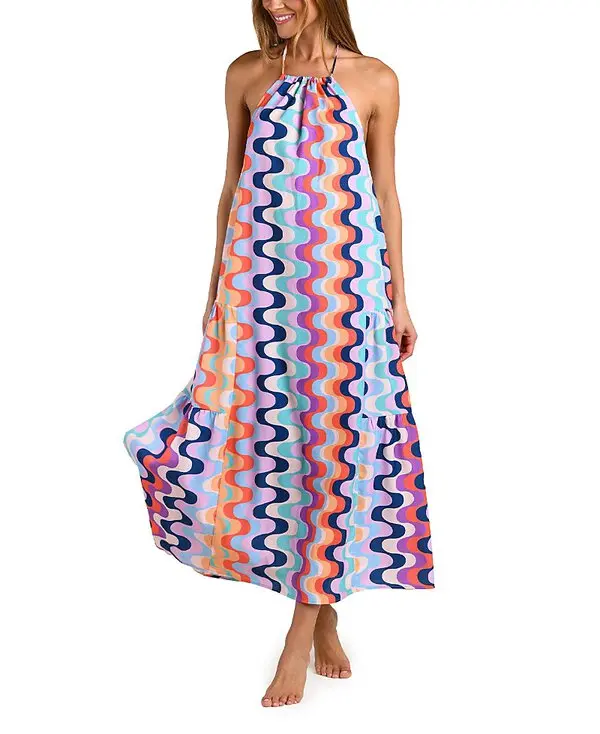 SUNSHINE 79 Untamed Tropics Maxi Dress Cover Up - Multi