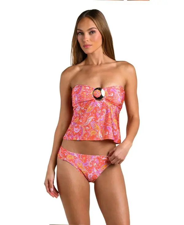 SUNSHINE 79 Paisley Daze Ruched Side Bottom - Multi