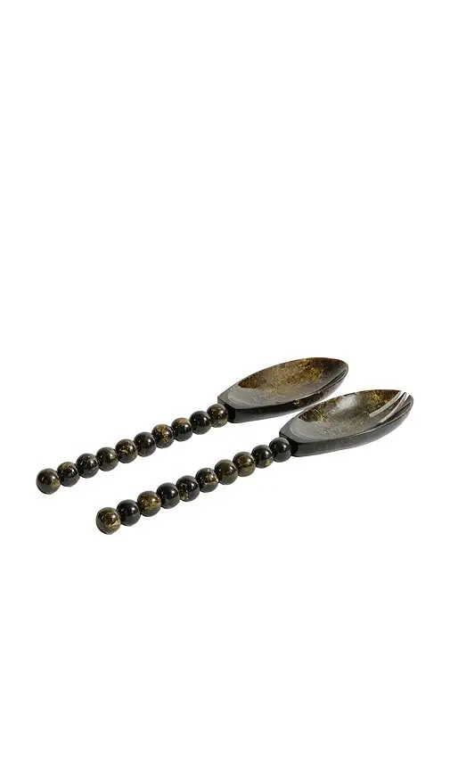THE FAVORITES Alfresco Salad Server Set - Green