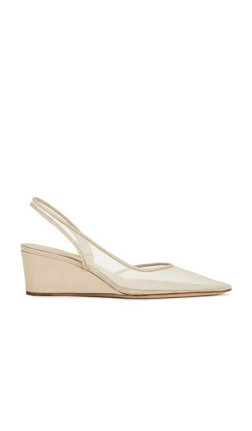 LUCASHEVA Ilaria Slingback Pump - Ivory