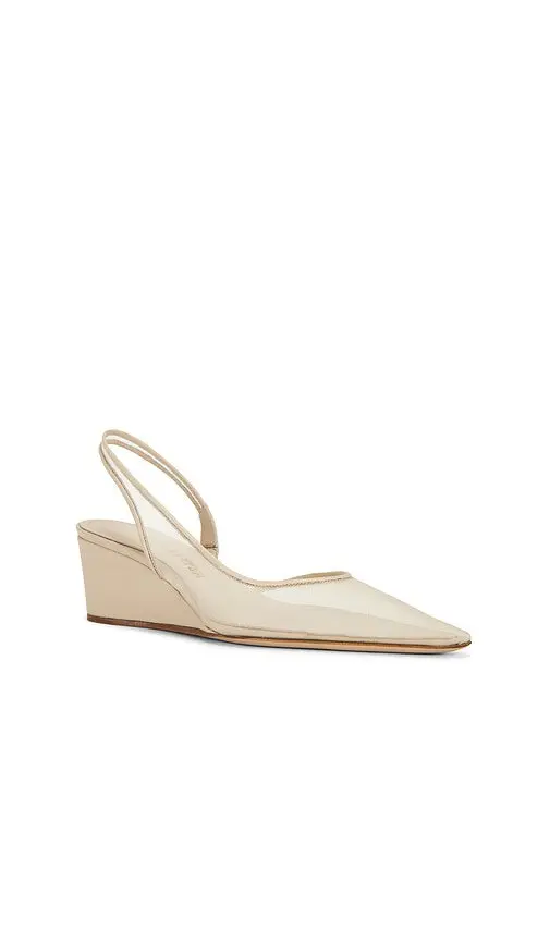 LUCASHEVA Ilaria Slingback Wedge Pumps