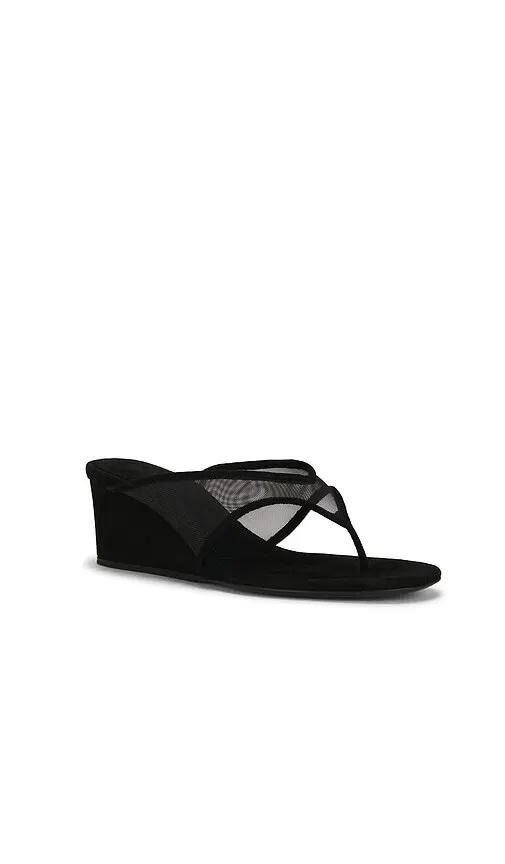 LUCASHEVA Audokia Mesh Wedge Sandal