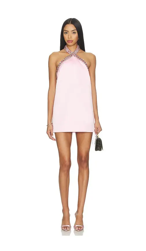 Retrofete Sabry Embellished Mini Dress