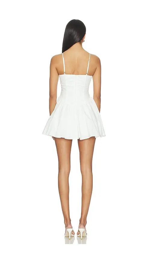 MORE TO COME Phoebe Mini Dress - White