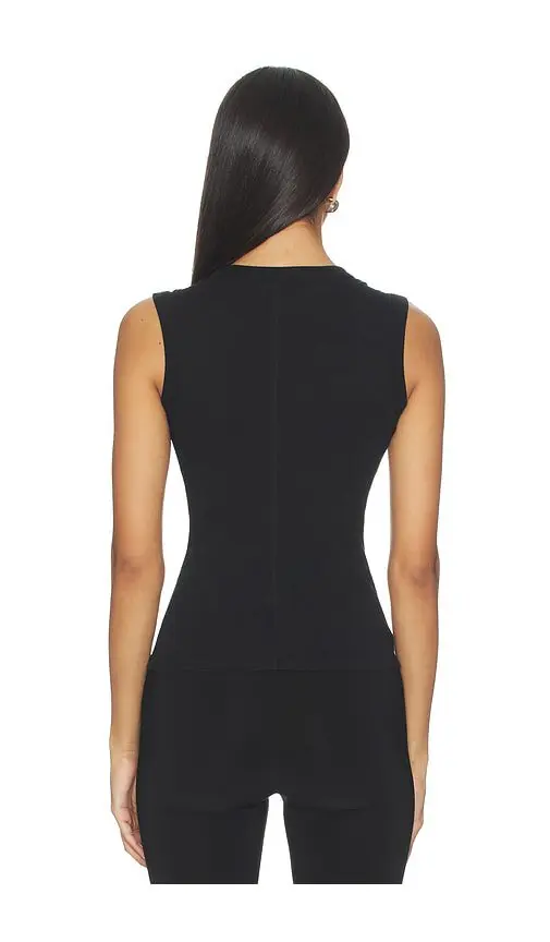Eterne Fitted Muscle Tank - Black