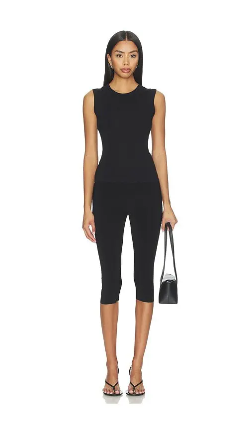 Eterne Fitted Muscle Tank - Black