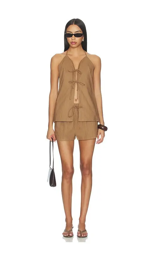 ALL THE WAYS Naomi Short Set - Tan