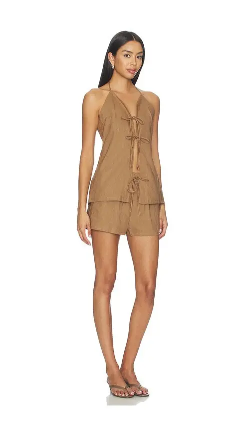 ALL THE WAYS Naomi Short Set - Tan