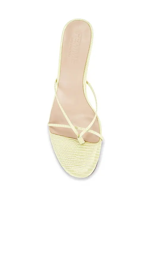 Femme La Patent Leather Slip-on Heels