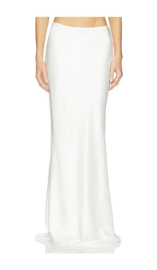 BANANHOT Nona Satin Maxi Skirt